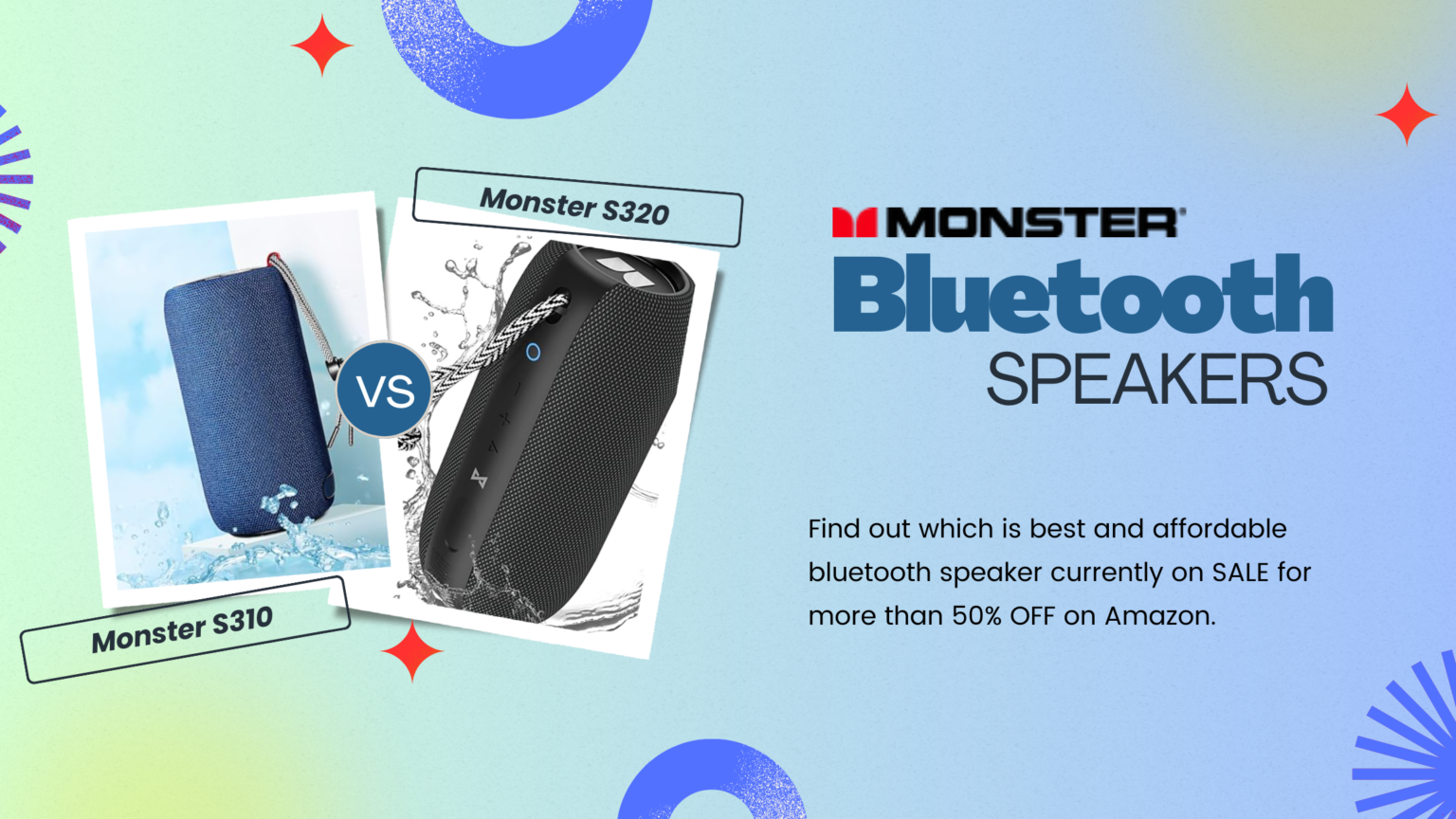 Monster S310 Bluetooth Speaker vs. Monster S320 Bluetooth Speaker ...